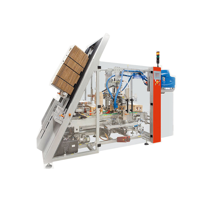 Automatic slice carton wrapping machine - racepack equipment